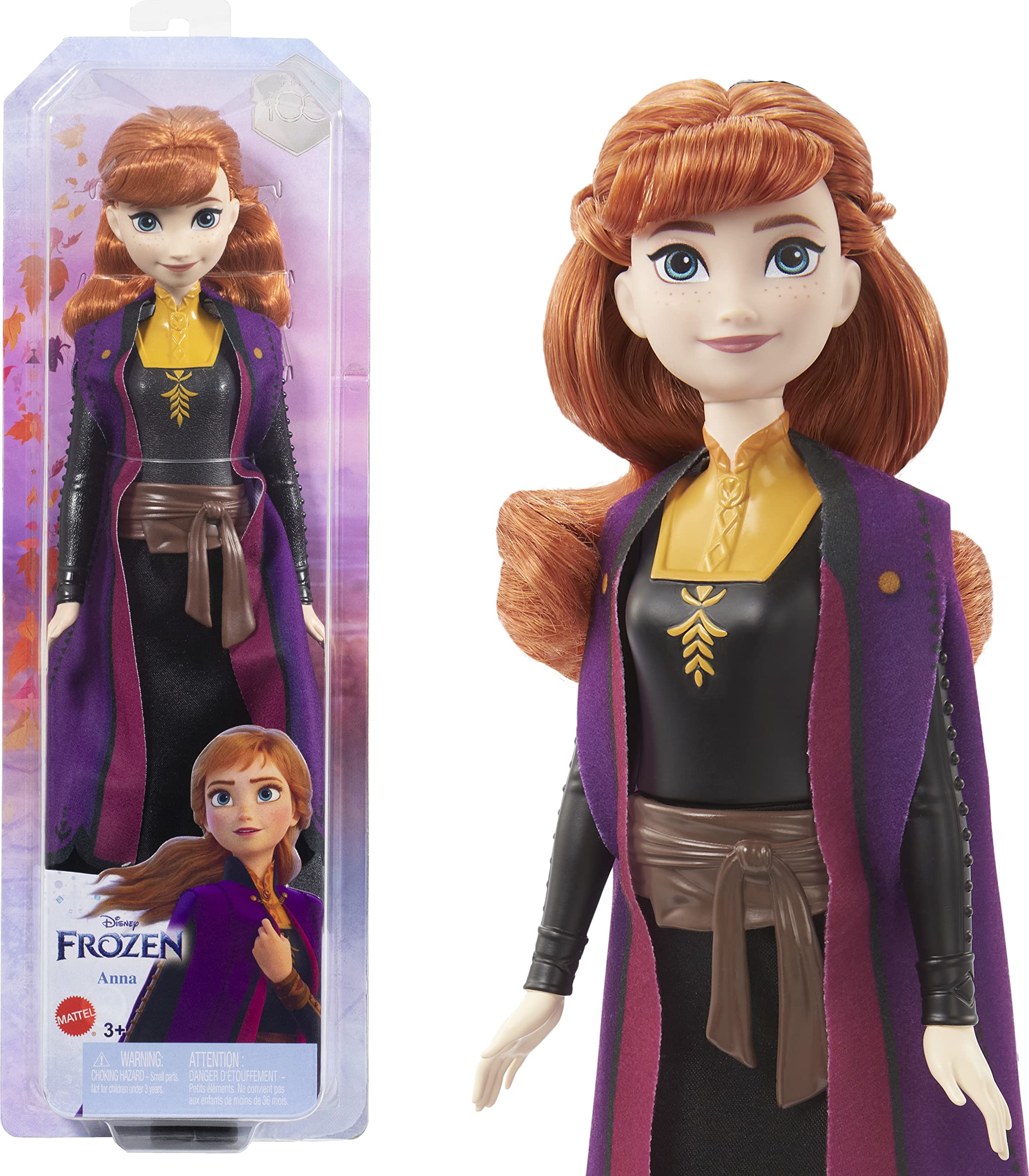 Mua Mattel Disney Frozen Anna Fashion Doll & Accessory, Signature Look ...