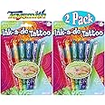 Amazon.com: Toysmith Ink-a-Do Shimmery Tattoo Pens Bundle - 2 Pack ...