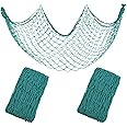 Amazon.com: Decorative Fishing Net 5x10 ft,YuanDe 2 Pack Large Aqua ...