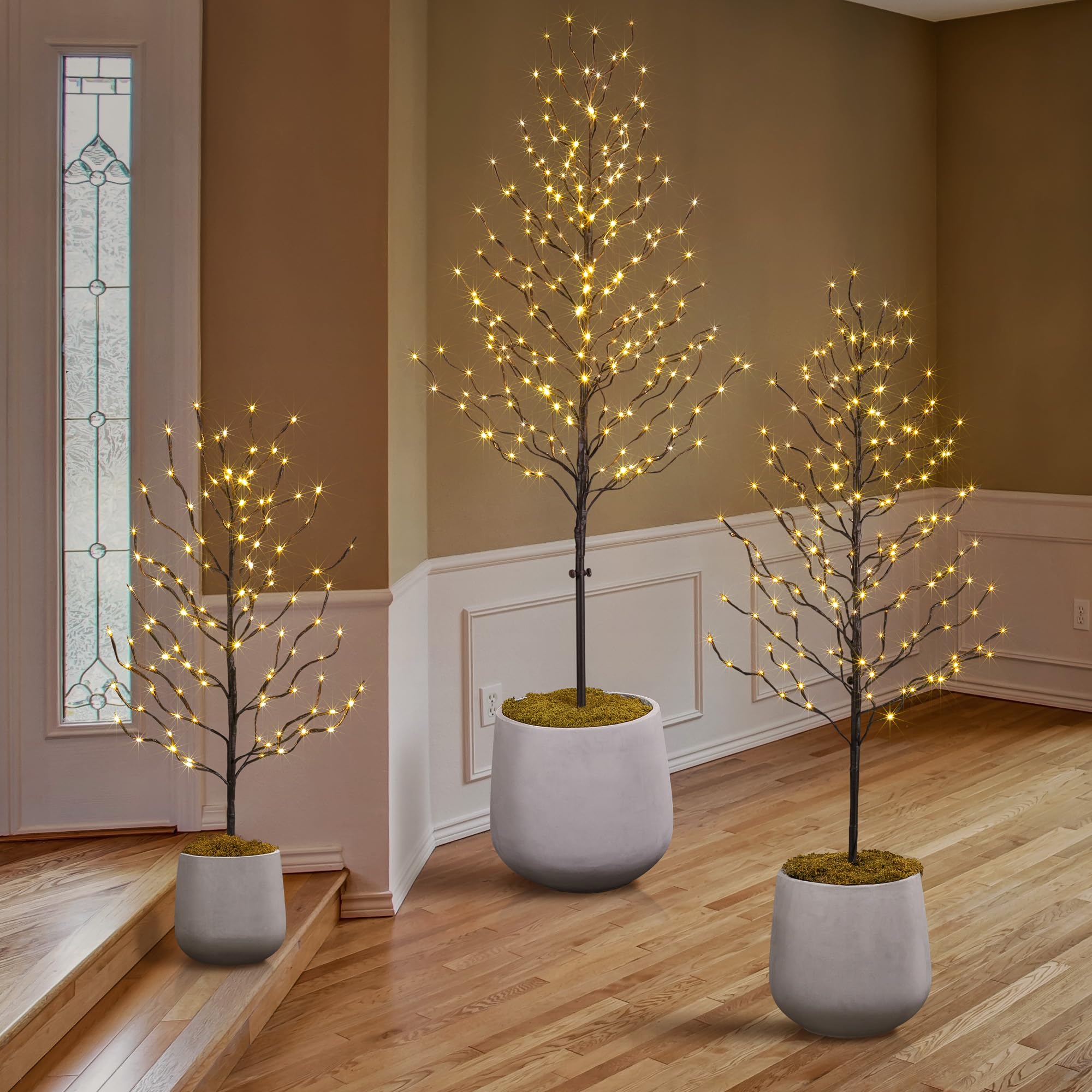***FACTORY SEALED***Lightshare Set of 3 Star Light Trees Christmas ...