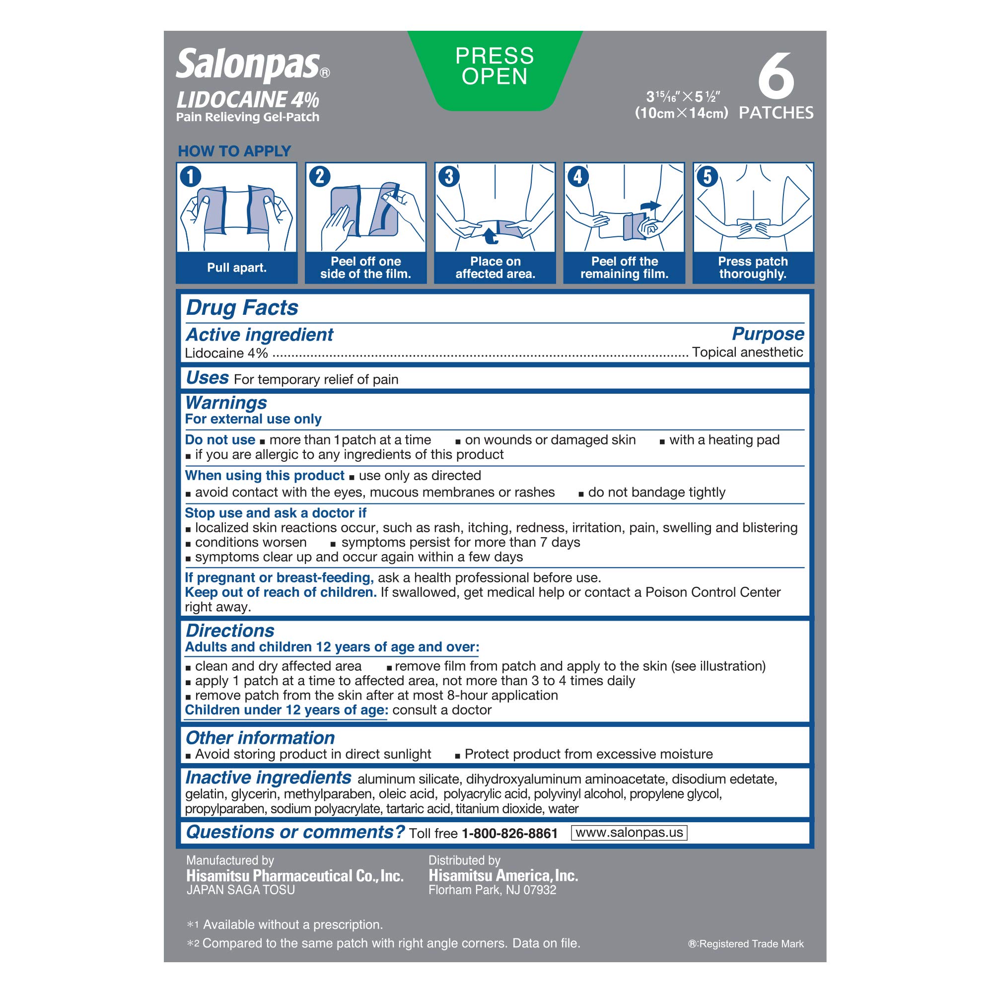 Mua Salonpas lidocaine (3 pack) pain relieving maximum strength gel ...