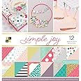 DCWV PS-005-00595 Card Stock 12"X12" Simple Joy Premium Printed ...