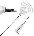 Amazon.com : TABOR TOOLS J16A Telescopic Metal Rake, 63 Inch Adjustable ...
