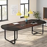 Amazon.com: Tribesigns 6FT Conference Table, Rectangular Meeting Table ...