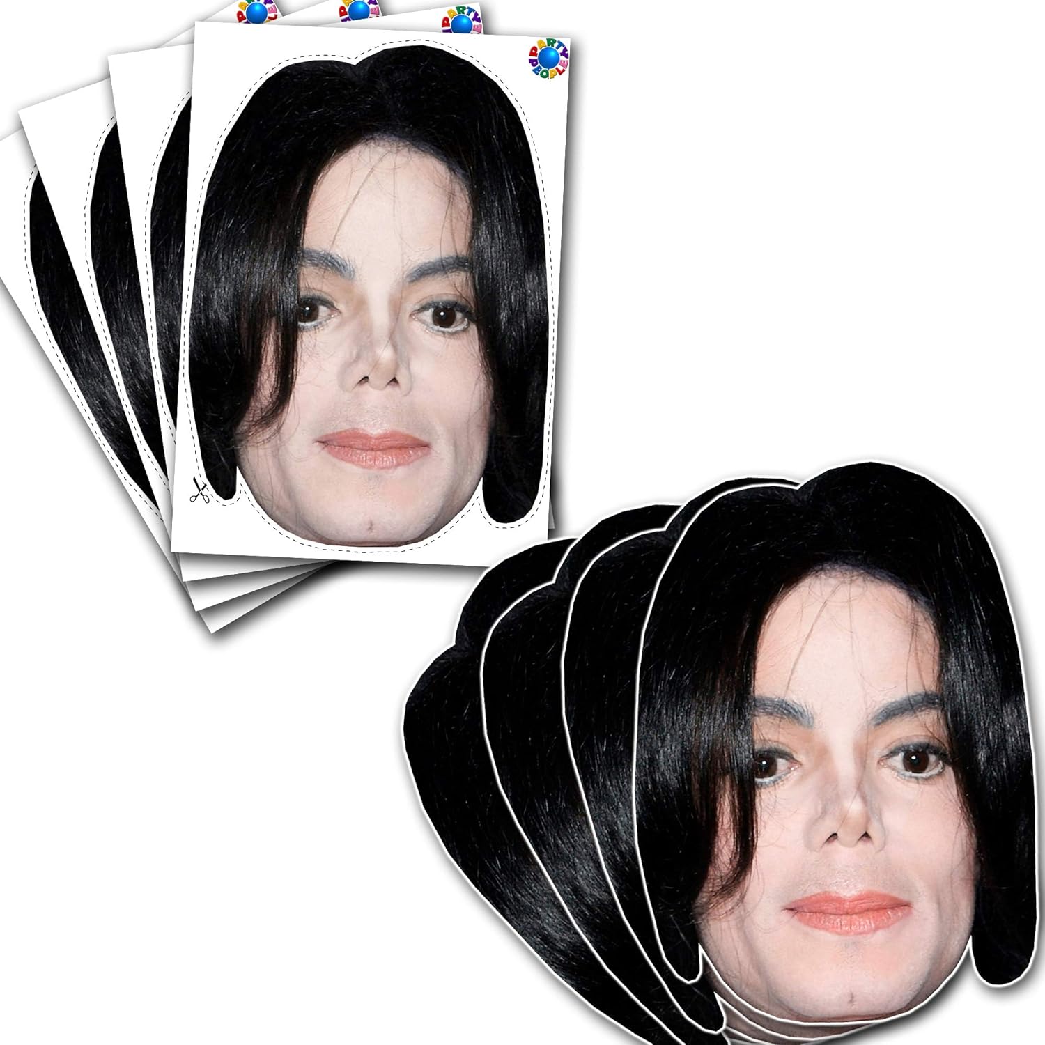 Party People 1 x Michael Jackson – Celebrity Face Mask – Ready To Wear ...