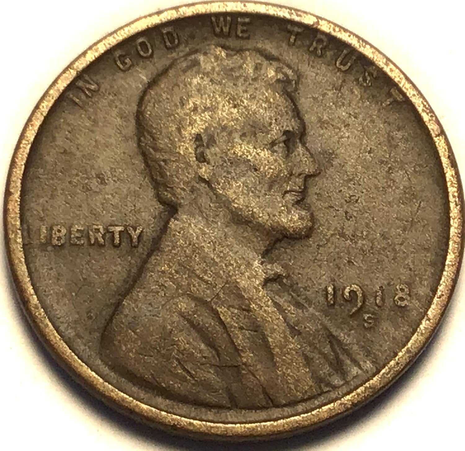 1918 S Lincoln Wheat Cent Penny Choice Very Fine at Amazon's ...