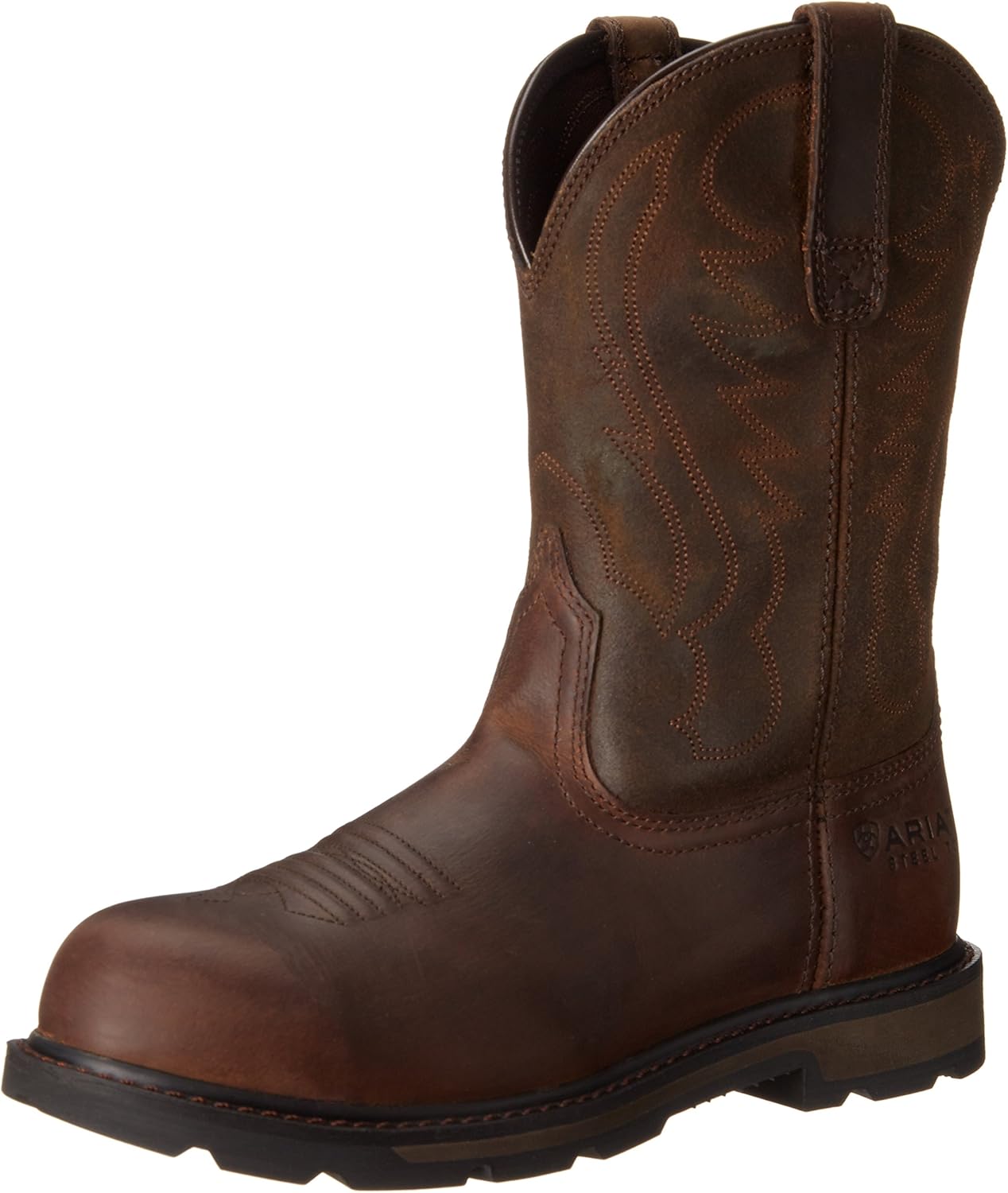 Ariat botas de trabajo Groundbreaker, puntera de acero Botas de trabajo ...