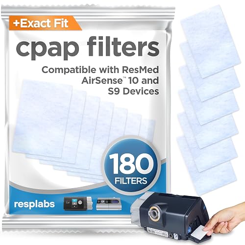 resplabs CPAP Filters Compatible with ResMed AirSense 10, AirCurve 10 ...