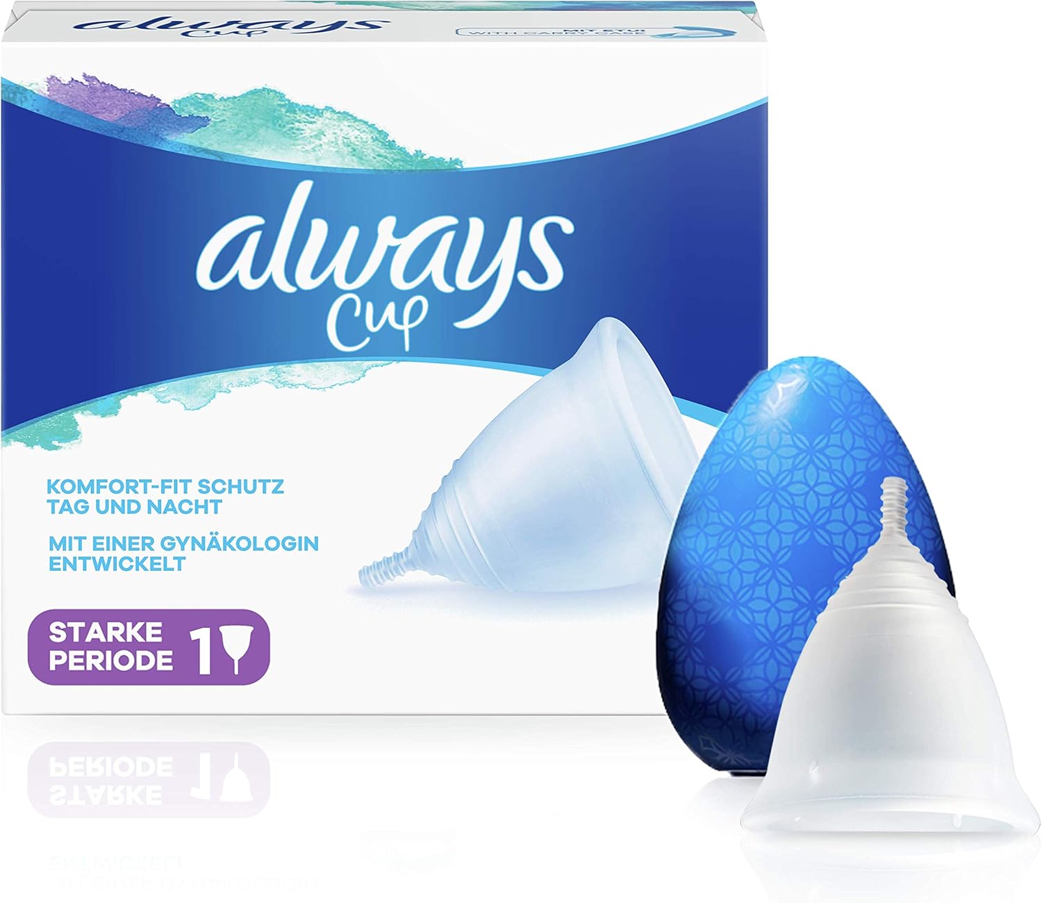 Always Menstruationstasse, Menstrual Cup für starke Periode, mit einer ...
