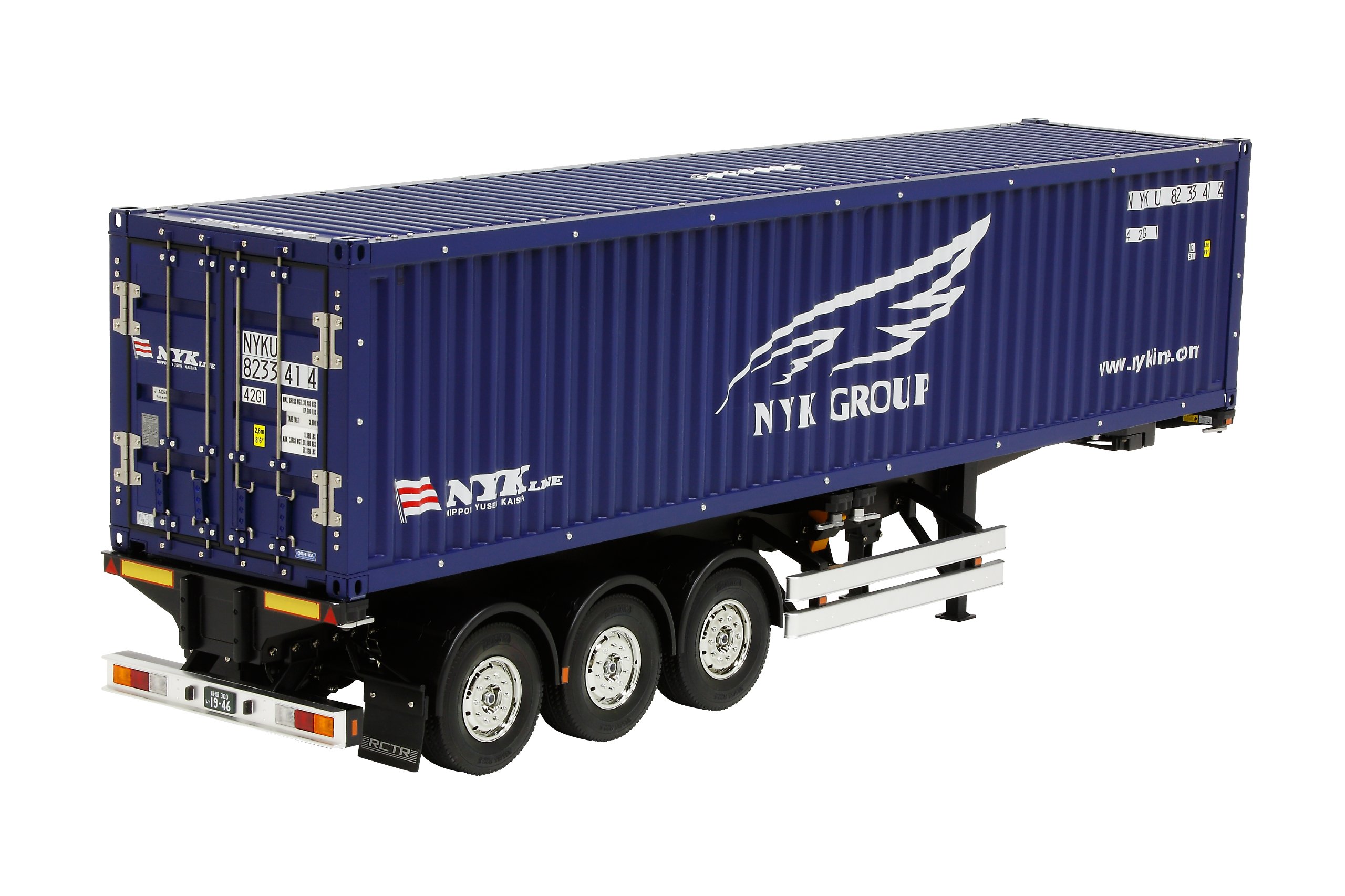 Mua Tamiya 300056330 56330 1:14 RC Container Trailer NYK, Blue, 40 ft ...
