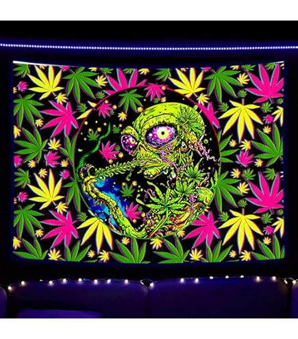 Trippy Weed Kunsttegninger