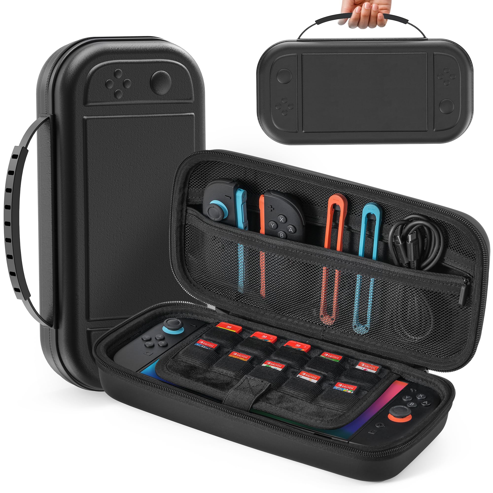 Switch 2 Large Capacity Carrying Case for Nintendo Switch 2 (2025 ...