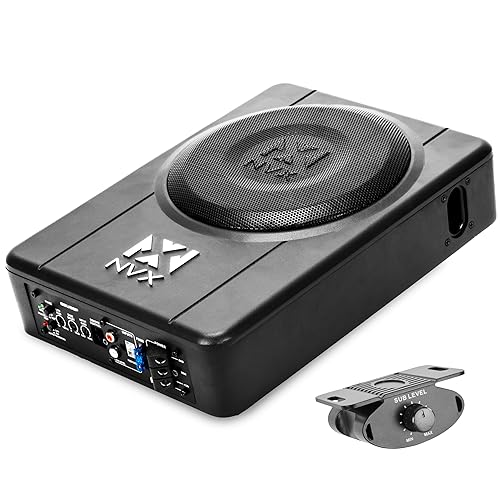 NVX QBUS8P 300W Peak (150W RMS) Amplified and Loaded 8" Ported Under ...