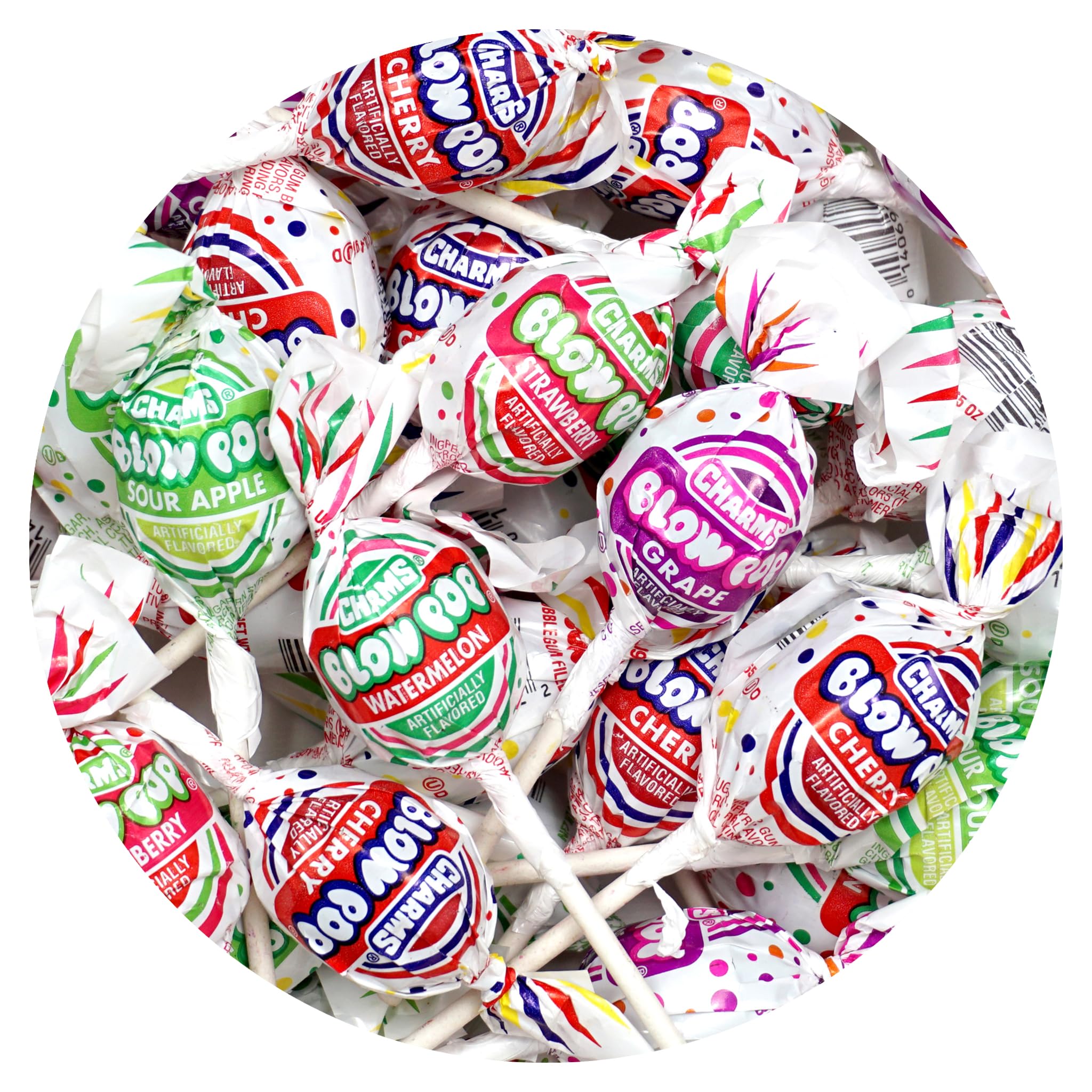 Mua Charms Blow Pops, 3lb Bulk Bag (Approx 68), Assorted Fruit Flavored ...