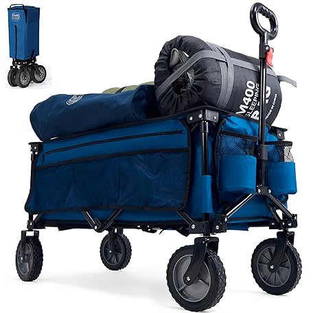 Mua TIMBER RIDGE Festival Trolley on Wheels, 135L Folding Camping Wagon ...