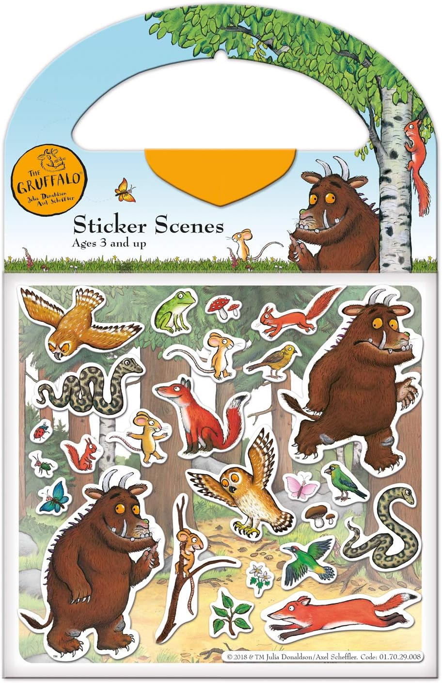 Attività creative Colore Vario Paper Projects The Gruffalo Sticker ...