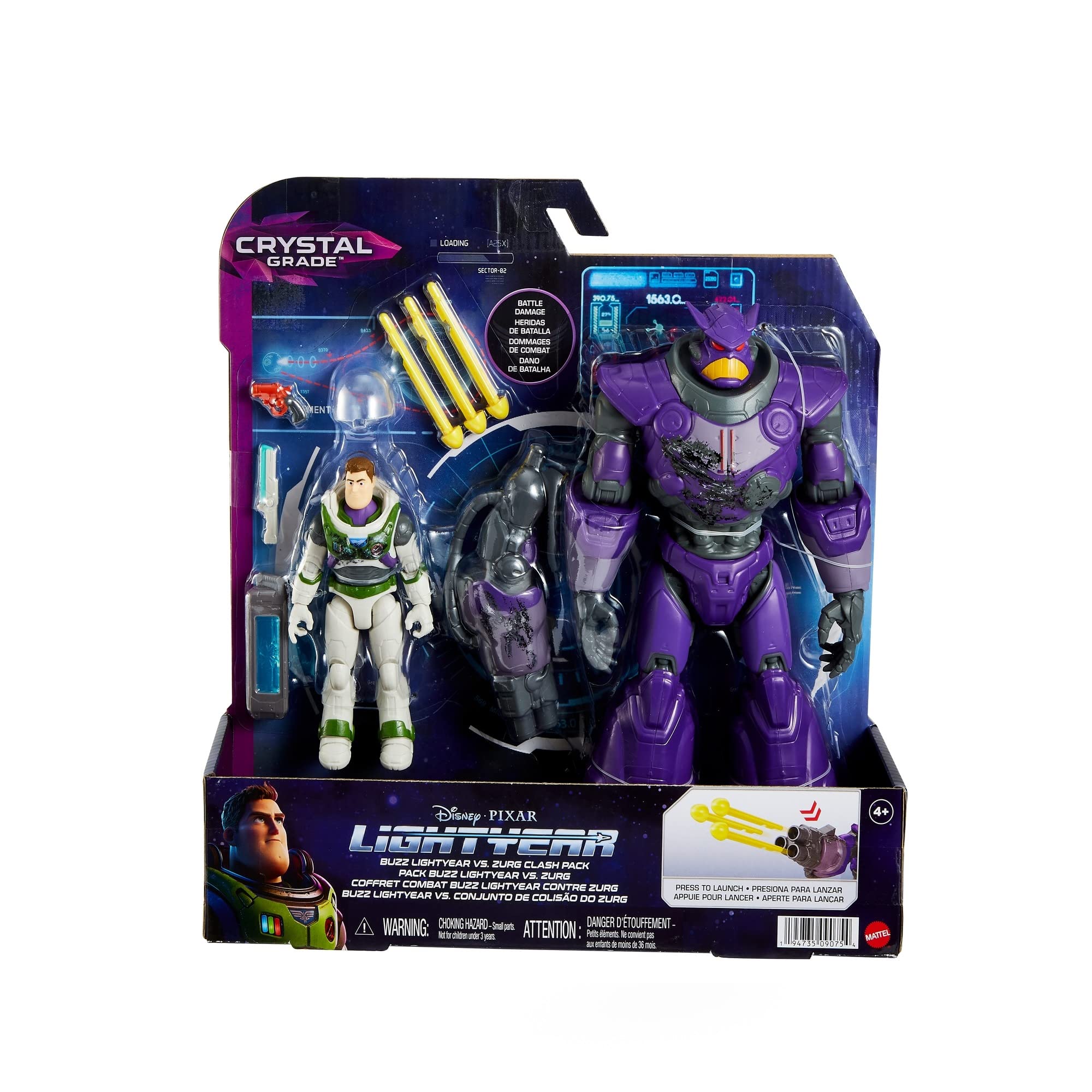 Mua MATTEL Disney and Pixar Lightyear Crystal Grade Buzz Lightyear Vs ...