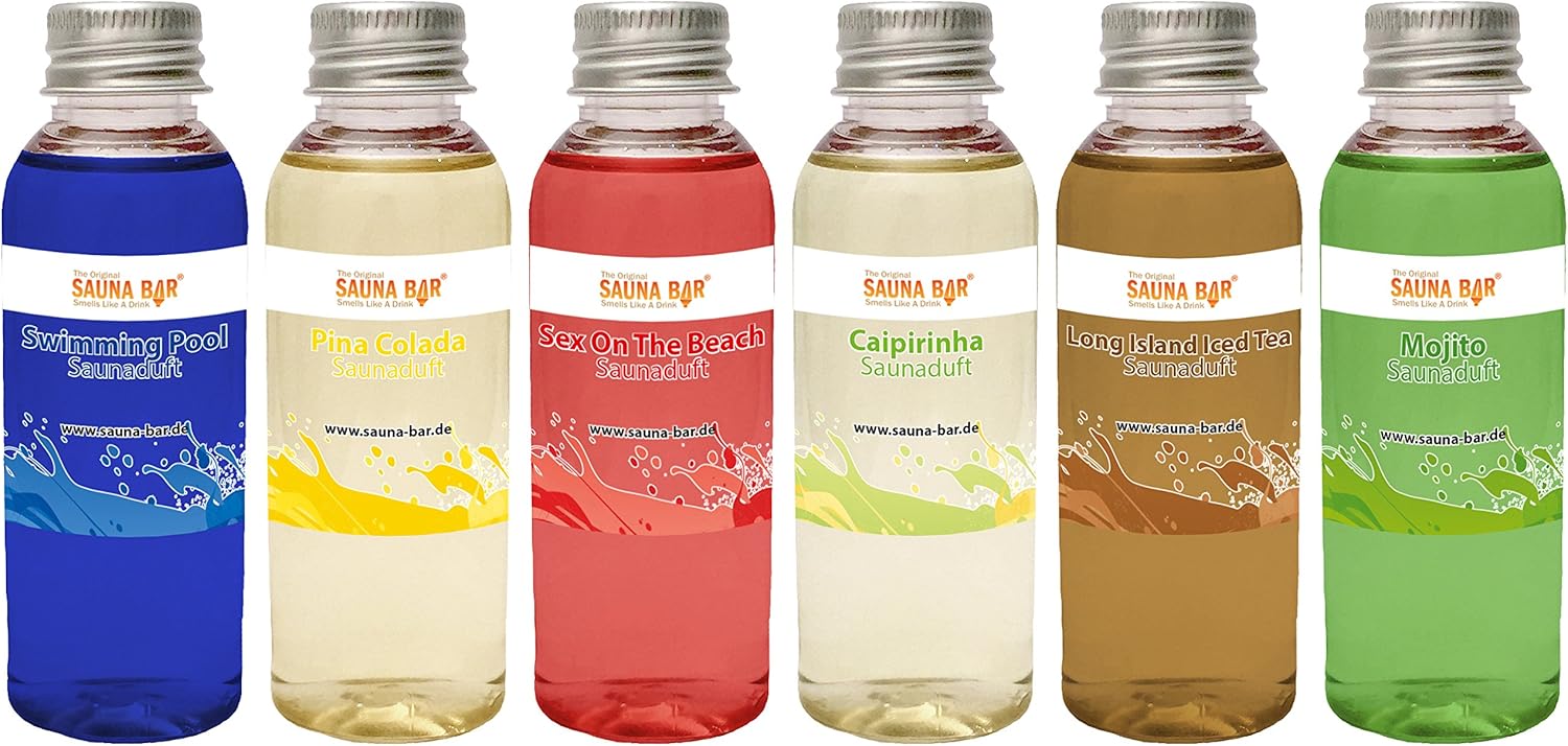 Saunaaufguss Cocktail-Düfte The Original Sauna Bar® - 6 x 50 ml (300 ml ...