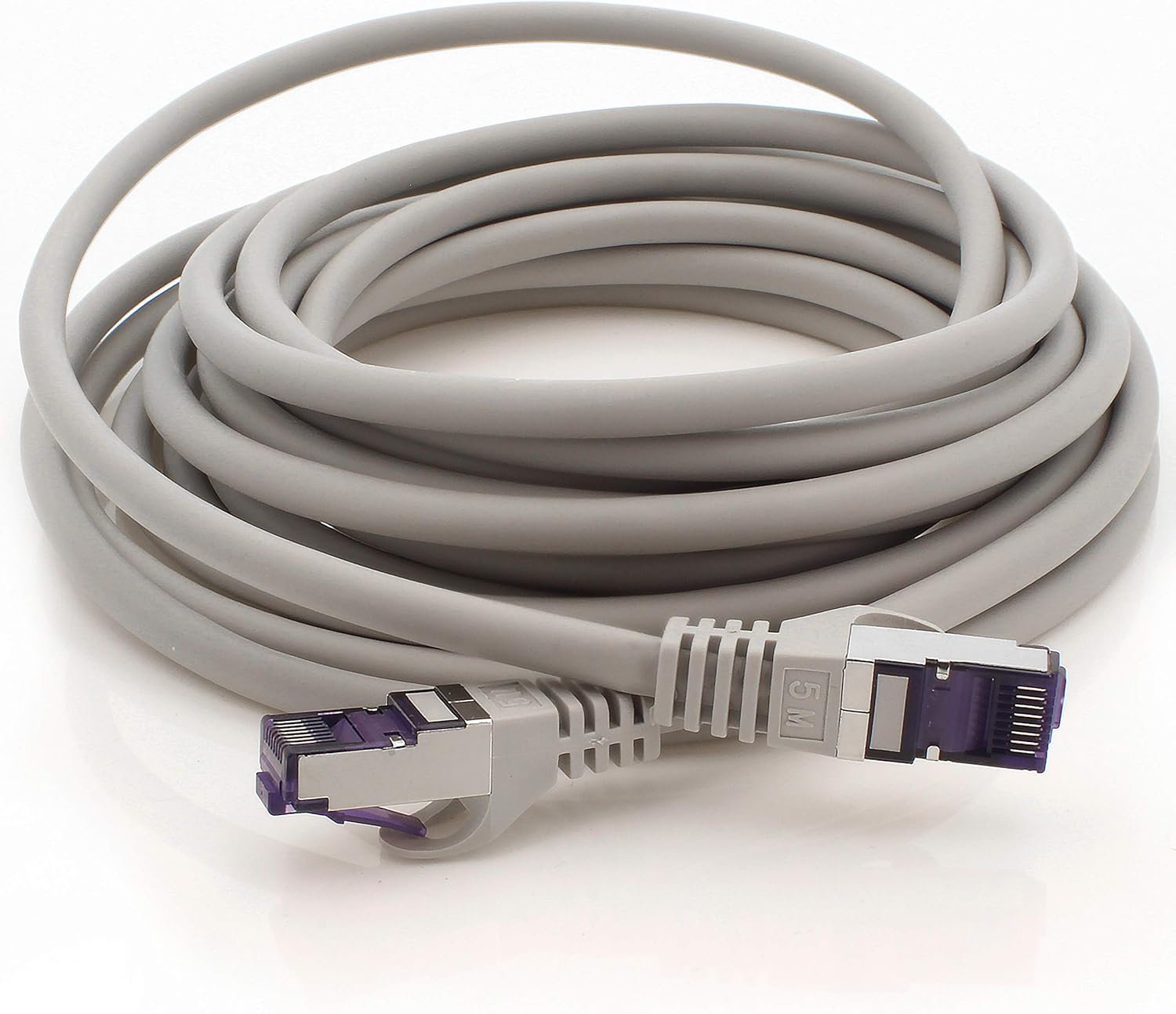 1aTTack Cat.7 Lan ethernet cable 15m – Grey – Cat7 lan network 10GBASE ...
