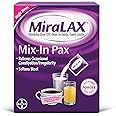 Amazon.com: MiraLAX Mix-In Pax, Single Dose Packets, Unflavored/Grit ...