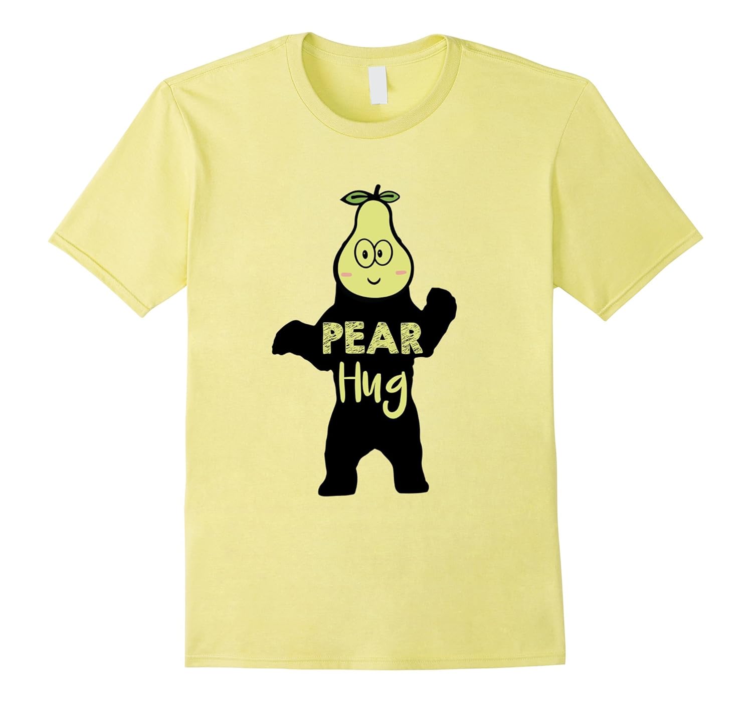 Pear Hug Animal Bear Hug Funny Laugh Smile Meme Joke Tee-CL – Colamaga
