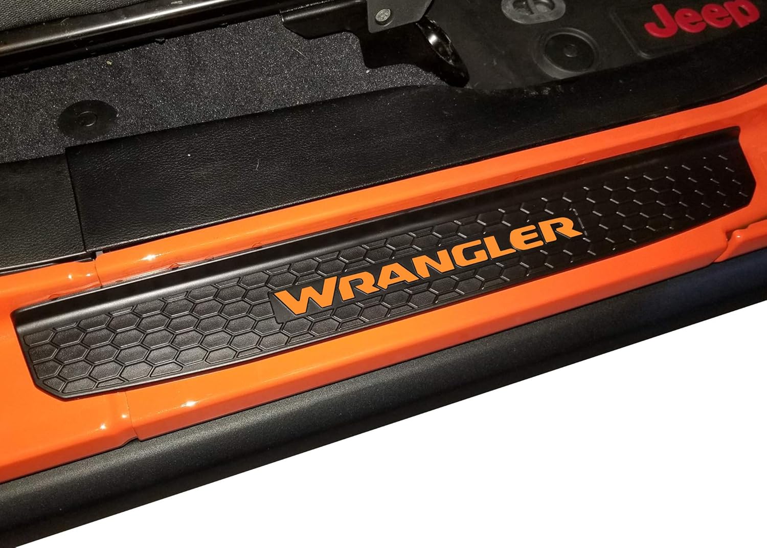 Punkn Metallic Clear Coat Color Matched Door Sill Scuff Guard Wrangler ...