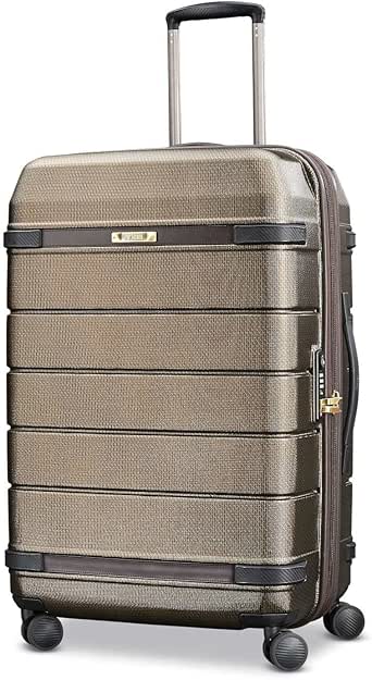 Amazon.com | Hartmann Checked-Medium, Bronze Monogram/Espresso | Carry-Ons