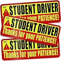 Student Driver Car Magnet Sticker Signs - Essential New Driver Magnets ...