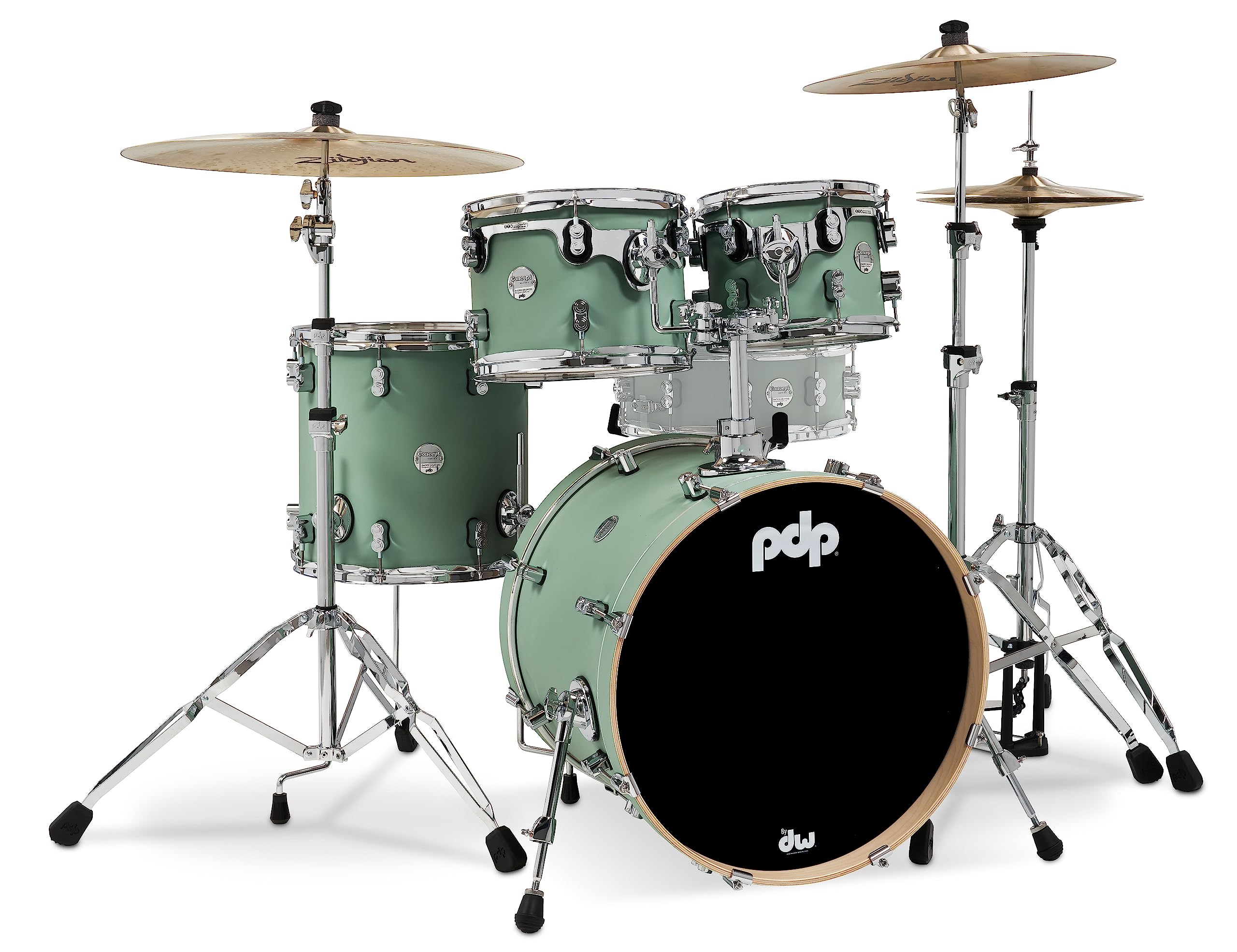 Pacific Drums & Percussion PDP Concept Maple 4-Piece Fusion, Satin ...