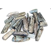 Amazon.com: Jet Blue Kyanite Tumbled Stone 100 Grams Gemstone Tumble ...