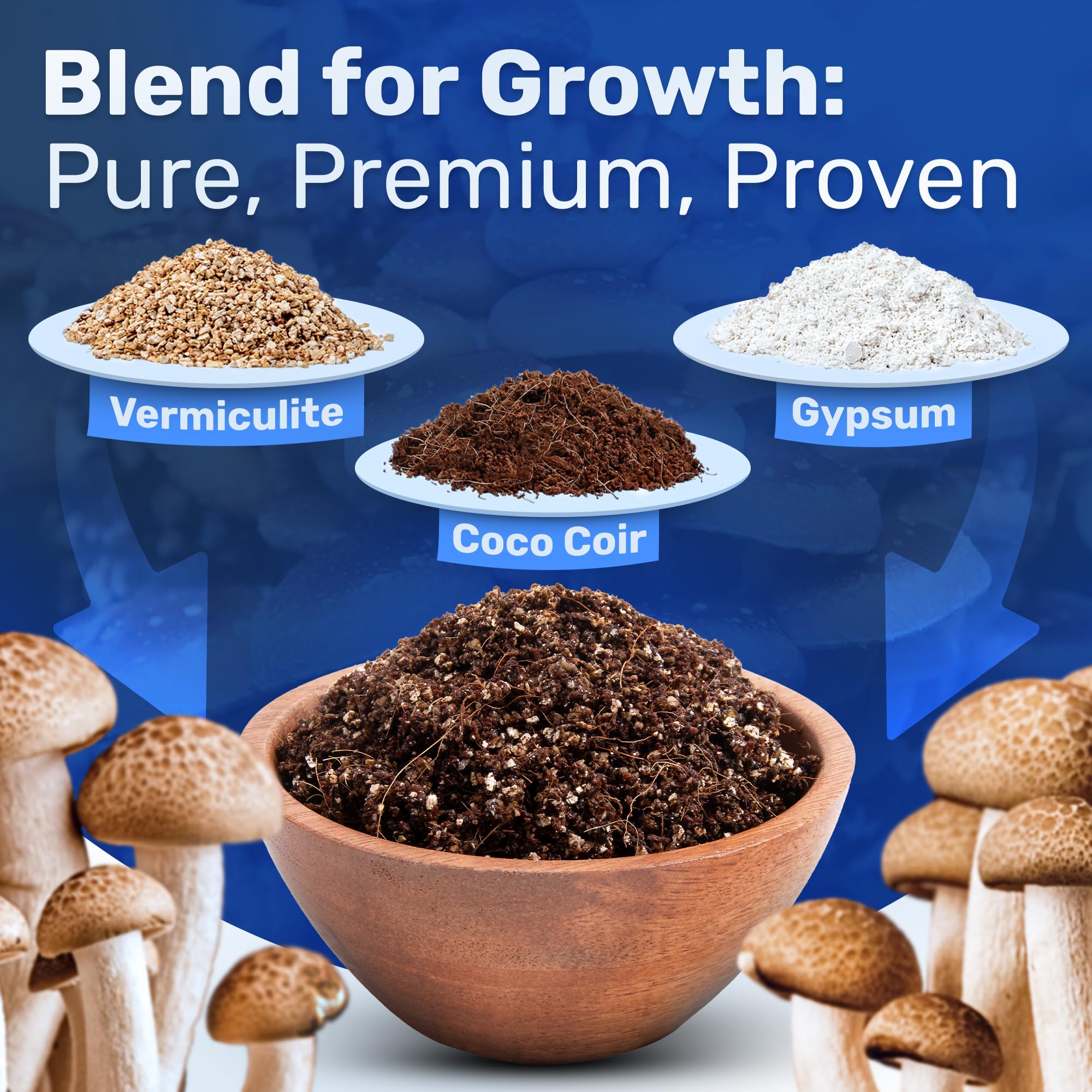 Mua Dry Mushroom Substrate Mix | Produces 10 Pounds of Pasteurized ...