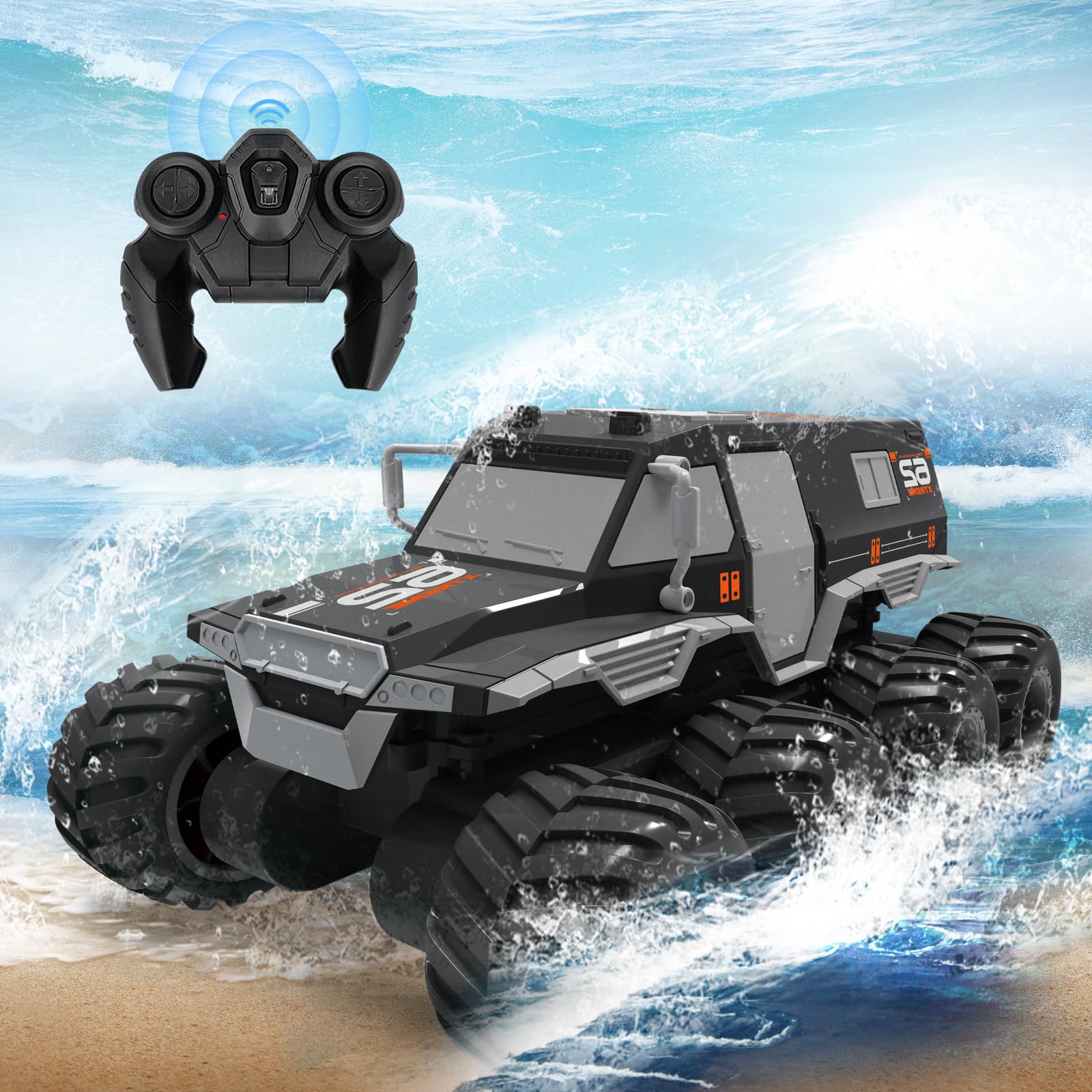 Mua Remote Control Truck Amphibious Cars 8WD 2.4G RC Rock Crawler Off ...
