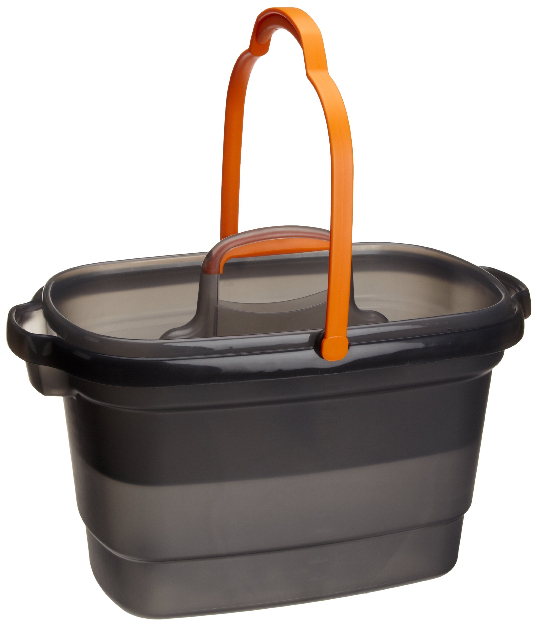 Casabella Rectangular Storage Caddy, Graphite, 4 gallons - 62441