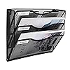 EasyPAG Mesh Hanging Wall Organizer - 3 Pocket Wall File Holder for ...