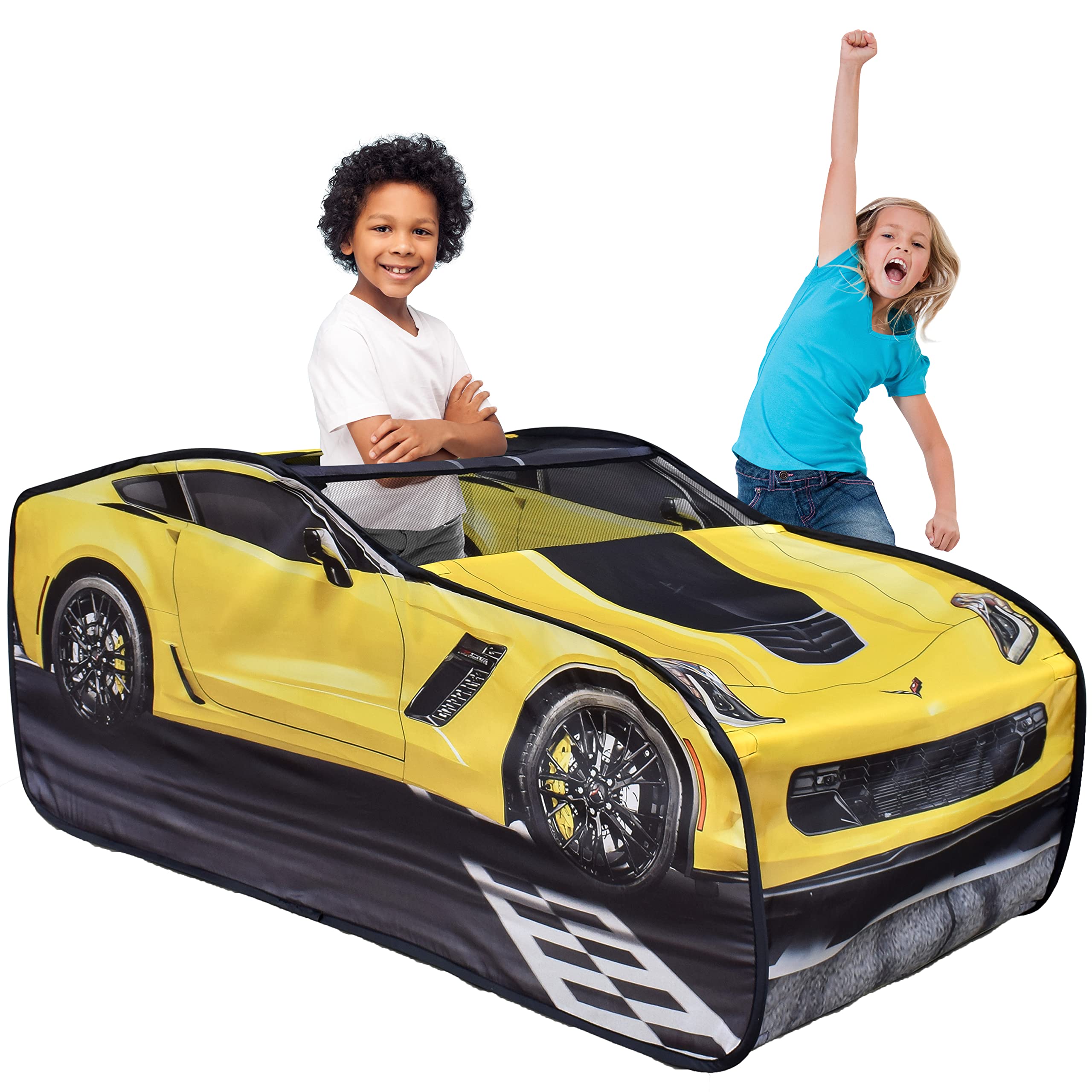 Mua Chevy Corvette Pop Up Tent,Large Foldable Race Car Play Tent for ...
