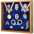 Amazon.com - Law Enforcement Memorabilia Shadow Box Display - 20"x18"x3 ...