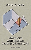 Elementary Matrix Theory (Dover Books on Mathematics), Eves, Howard - Amazon.com