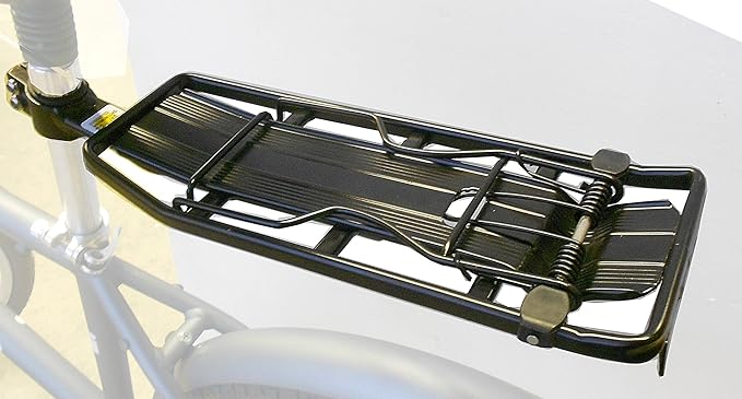 Amazon.com : Rear Rack, black fixed, seat post rear rack, Alloy for ...