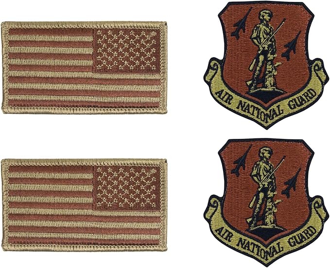 Amazon.com: USAF Air National Guard OCP Spice Brown Patch and Reverse ...