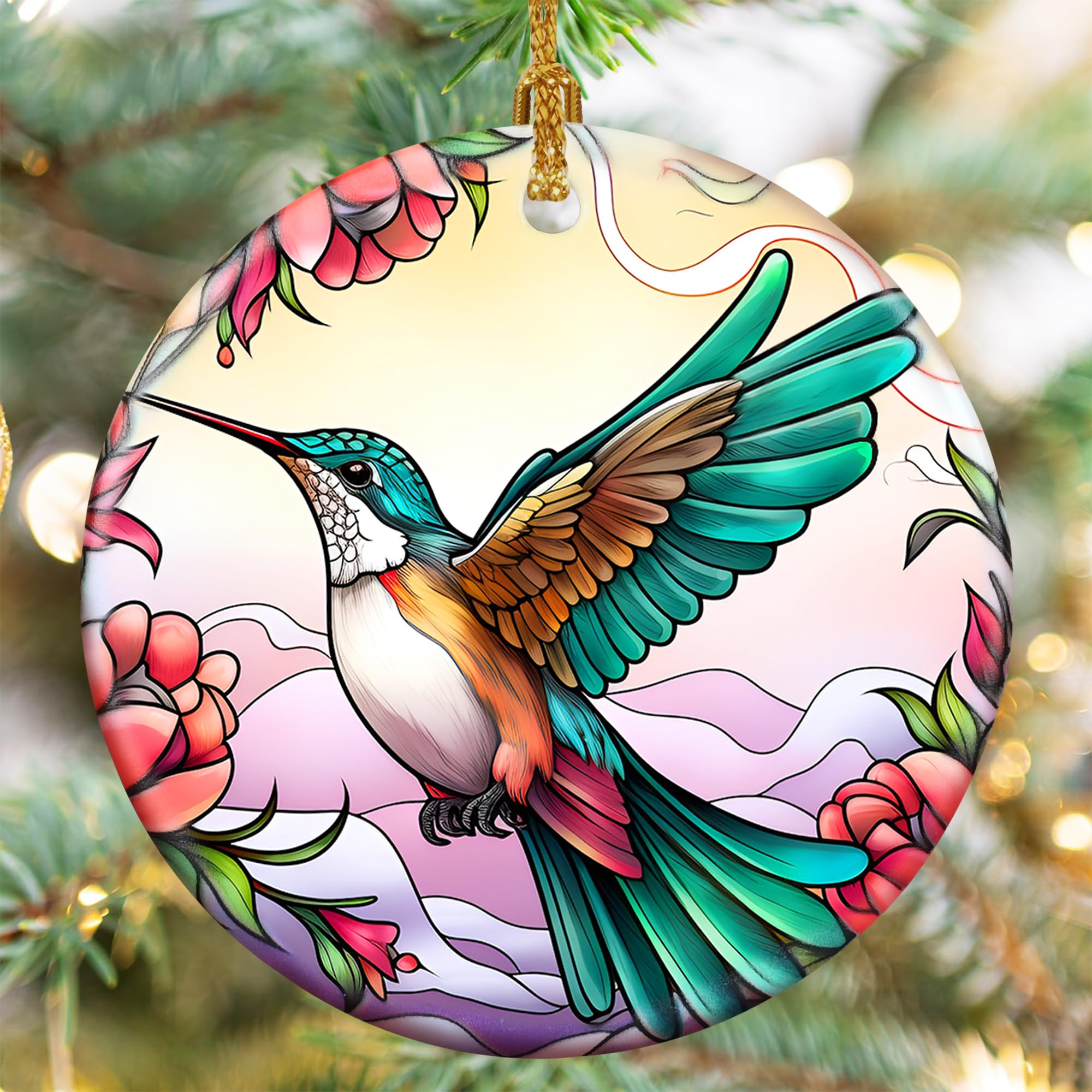 Hummingbird Christmas Ornaments, Touber Christmas Hanging Ornament ...