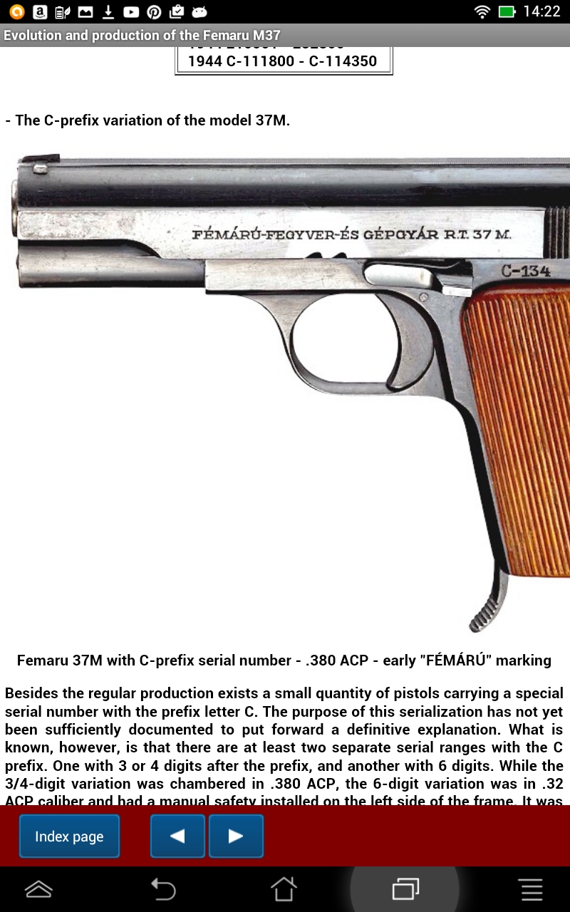 Femaru M37 pistol explained:Amazon.com:Appstore for Android
