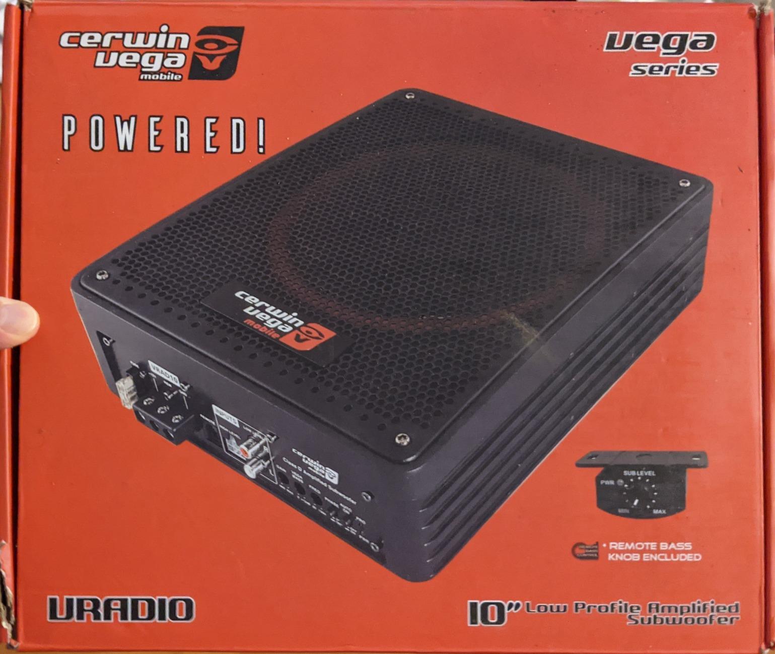 $42/mo - Finance Cerwin Vega Vega 10" 2Ω 200W RMS Active Subwoofer by ...