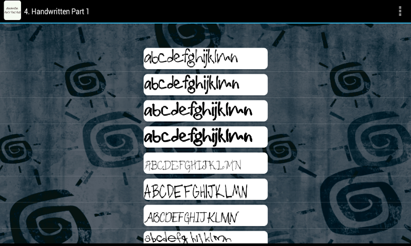 Handwritten Part 1 Font Pack:Amazon.com:Appstore for Android
