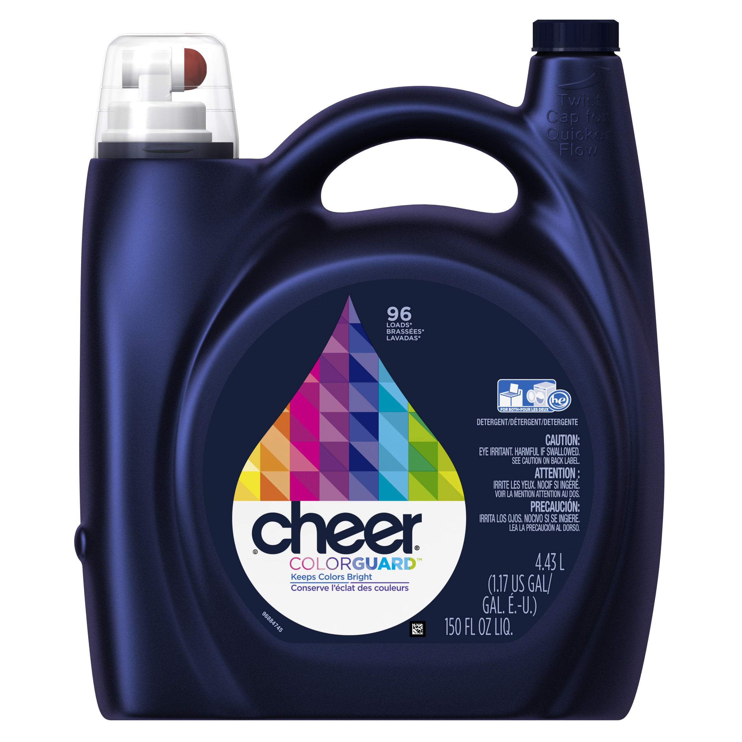 Amazon.com: Cheer Liquid Bright Clean Scent, 25 Loads, 40-Ounce ...