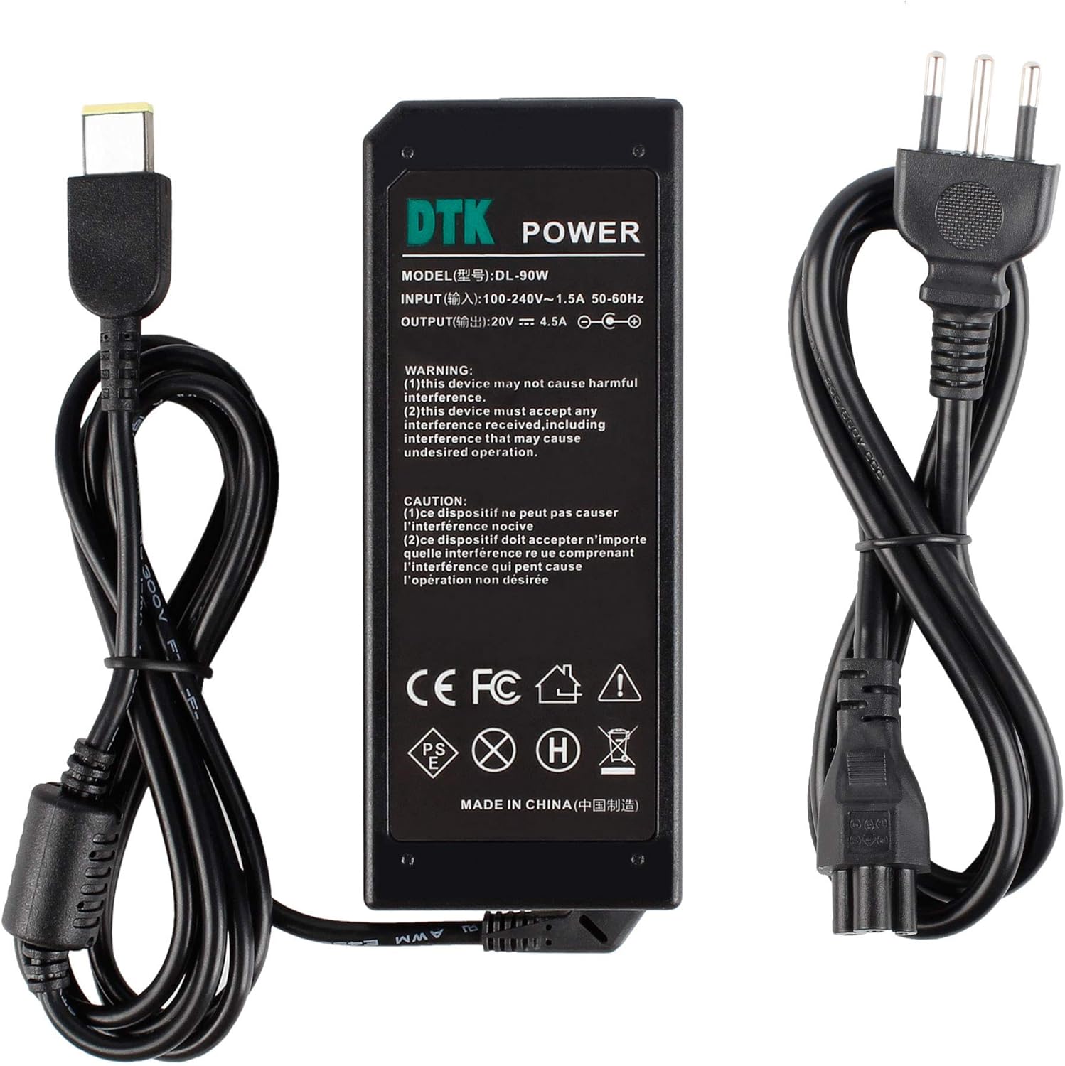 DTK® Caricabatteria Notebook Adattatore PC Portatile Alimentatore per ...