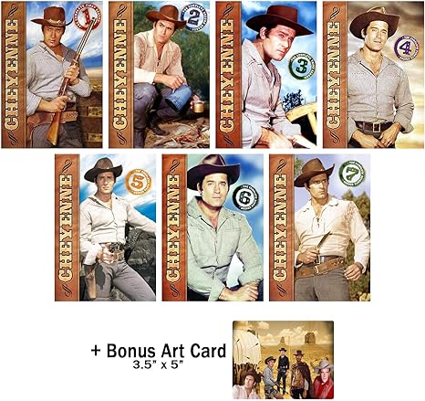 Cheyenne: Complete Classic Western TV Series Seasons 1-7 DVD Collection ...
