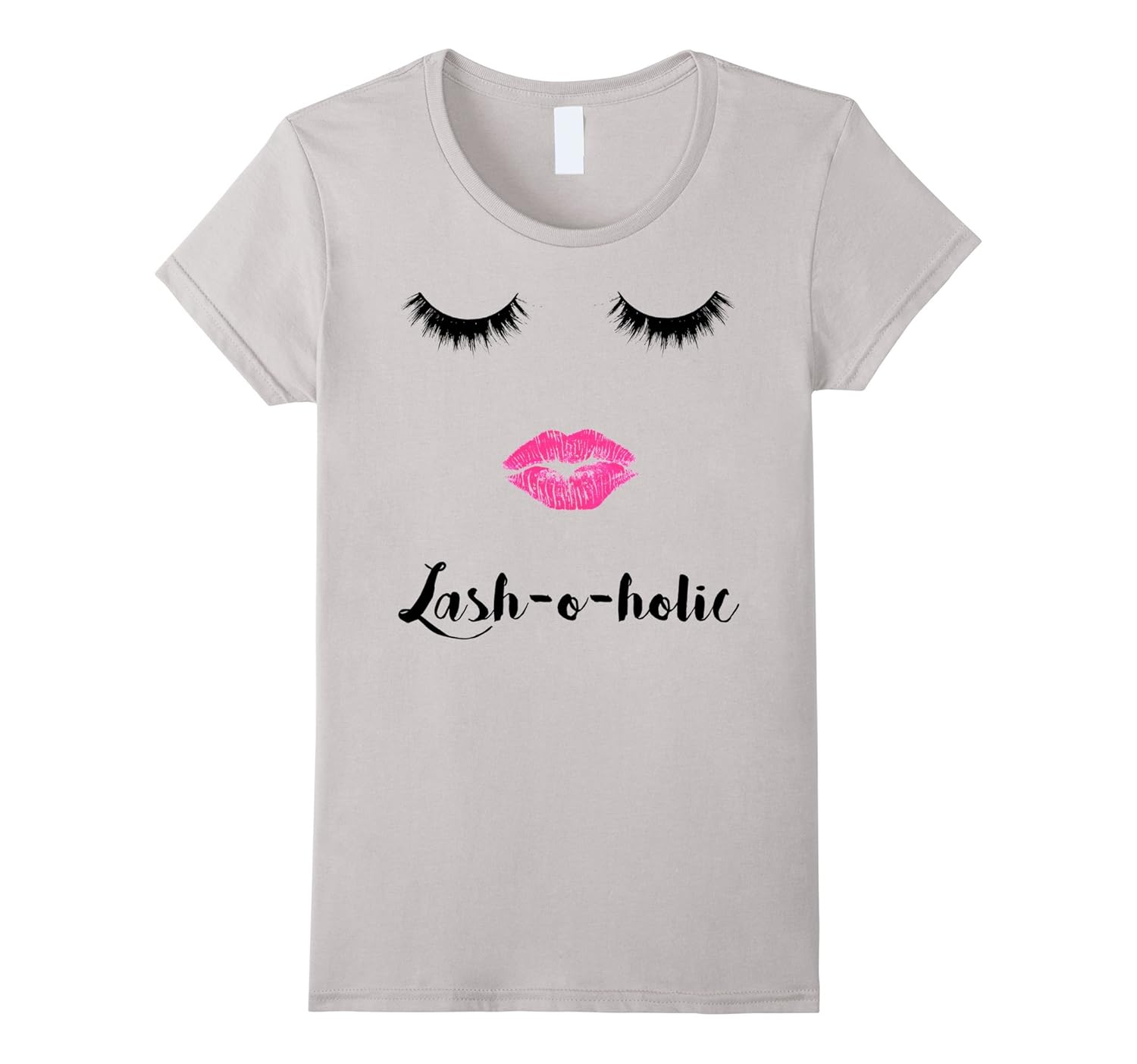 Lash-o-holic Lashes Eyelash Makeup Sexy Face Lips T-Shirt-4LVS – 4loveshirt