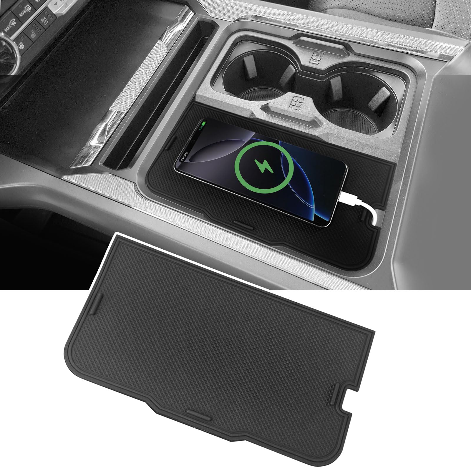 Center Console Organizer for Ford F250 F350 F450 F550 Super Duty 2023 ...