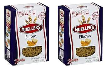 Amazon.com : Muellers Elbow Pasta Macaroni, 32 Ounce (Pack of 2 ...