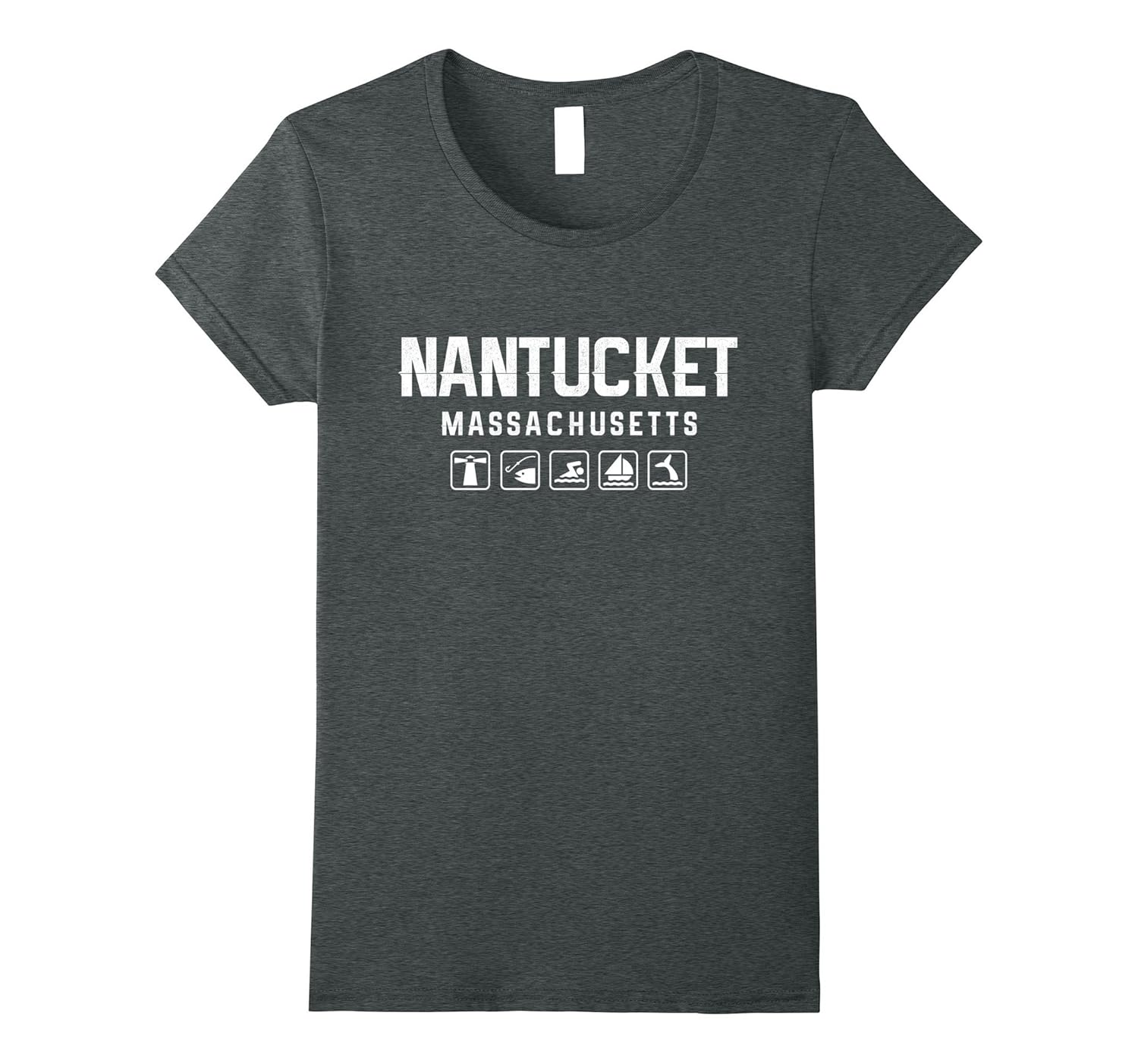 Nantucket, Massachusetts Icon T-shirt-4LVS